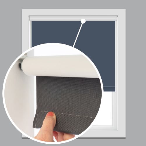 Deluxe Blackout Vinyl Roller Shades | Blindster